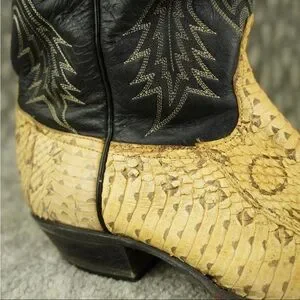 Tony Lama | Shoes | Tony Lama Mens Exotic Python Snakeskin Cowboy ...